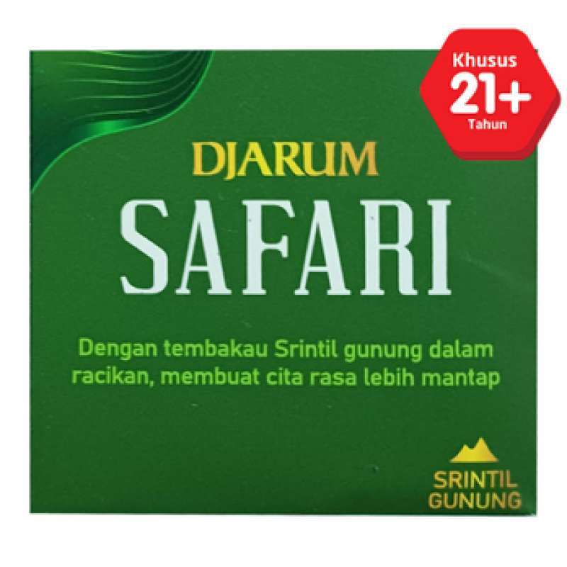 Promo Rokok Djarum Safari - 12 Batang Kretek Diskon 23% Di Seller ...