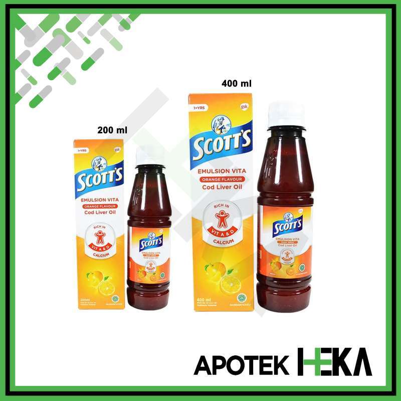 Minyak Ikan Scott Emulsion 200 Ml Gratis Ongkir 🏷️ Harga Murah Mei 2026