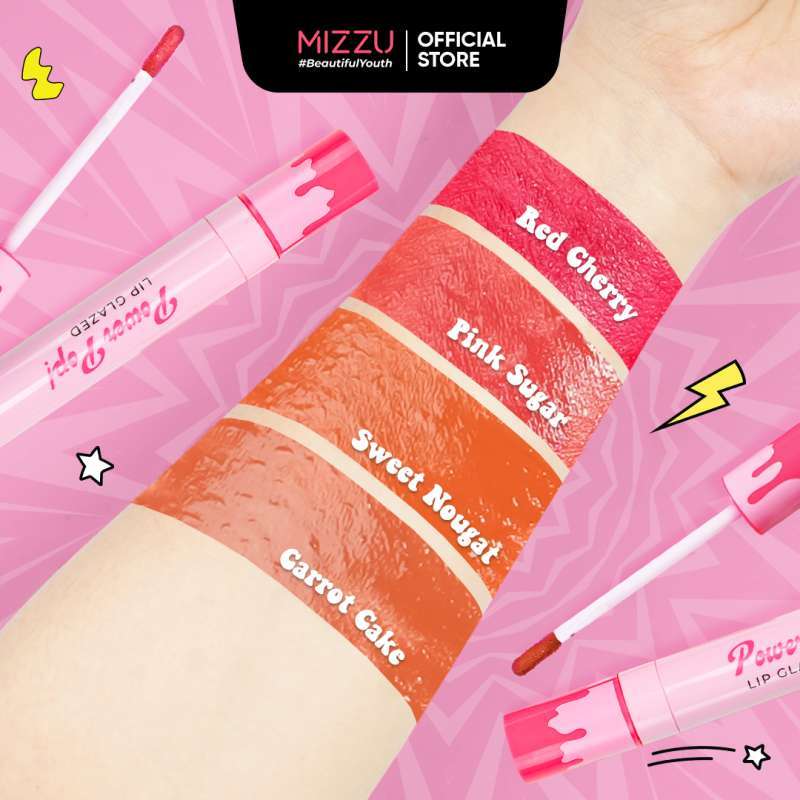 Promo Mizzu Power Pop! Lip Glazed Diskon 23% Di Seller Natur Flagship ...