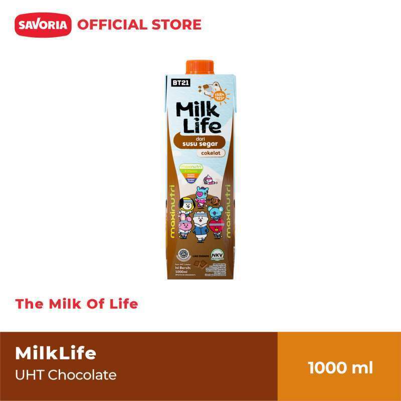 Promo [promo] Buy 1 Get 1 Free - Milklife Uht Chocolate Milk 1000 Ml ...