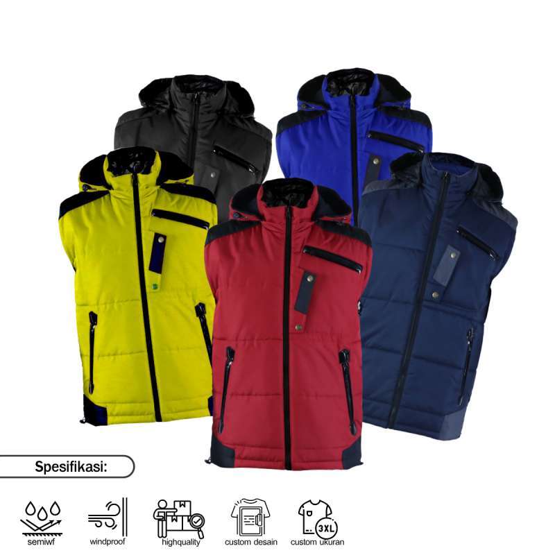 Jual Custom Rompi Dishub Wp Parasut Bodyvest Safety Rompi Sablon Satuan ...