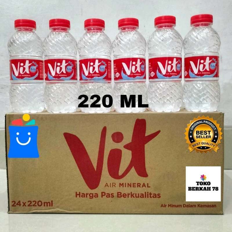 Promo Vit 220 Ml / Air Vit Botol 220 Ml ( Karton ) Diskon 13% Di Seller ...