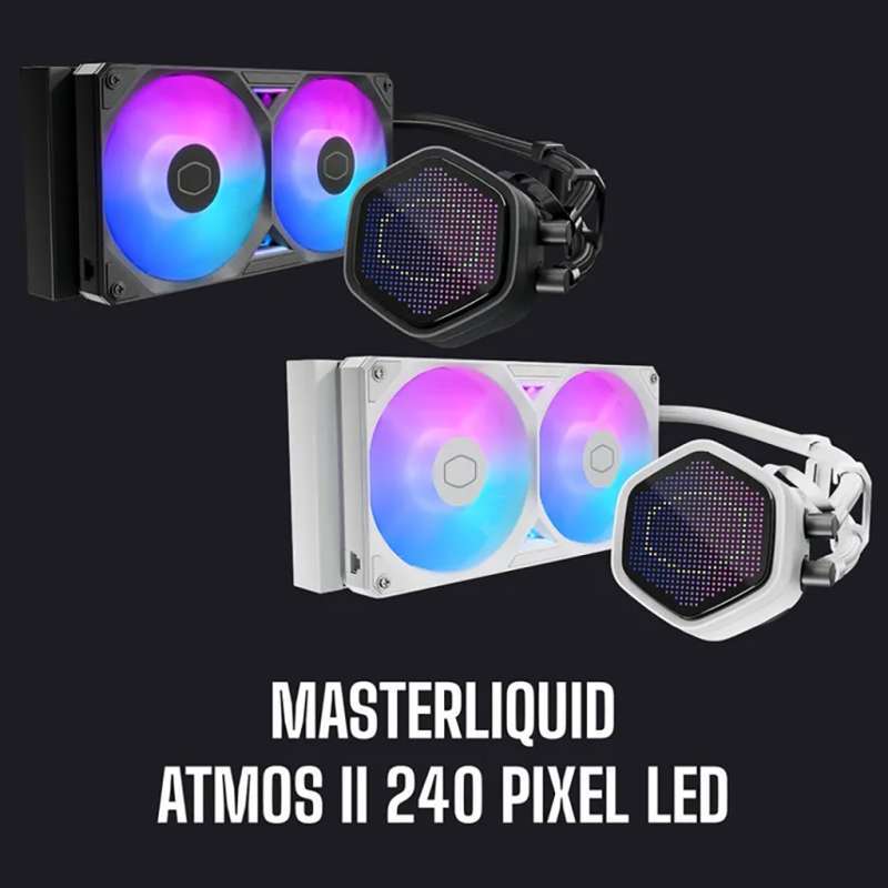 Promo Cooler Master Masterliquid Atmos Ii 240 Pixel Led Liquid Cpu ...