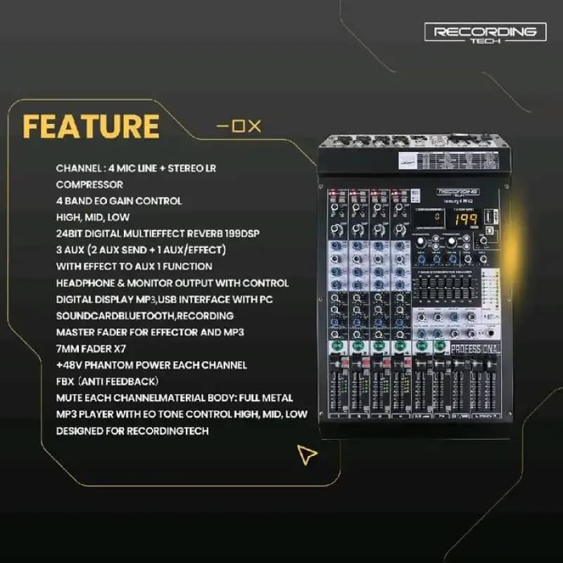 Jual Recording Tech Luxury 4 Mk2 Mixing Console Mixer Di Seller Super ...
