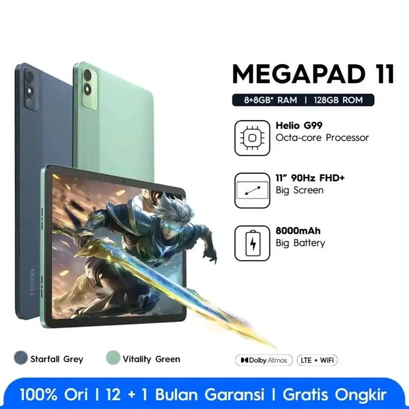 Tecno Pad 🔥 Harga & Spesifikasi Terbaru Mei 2026