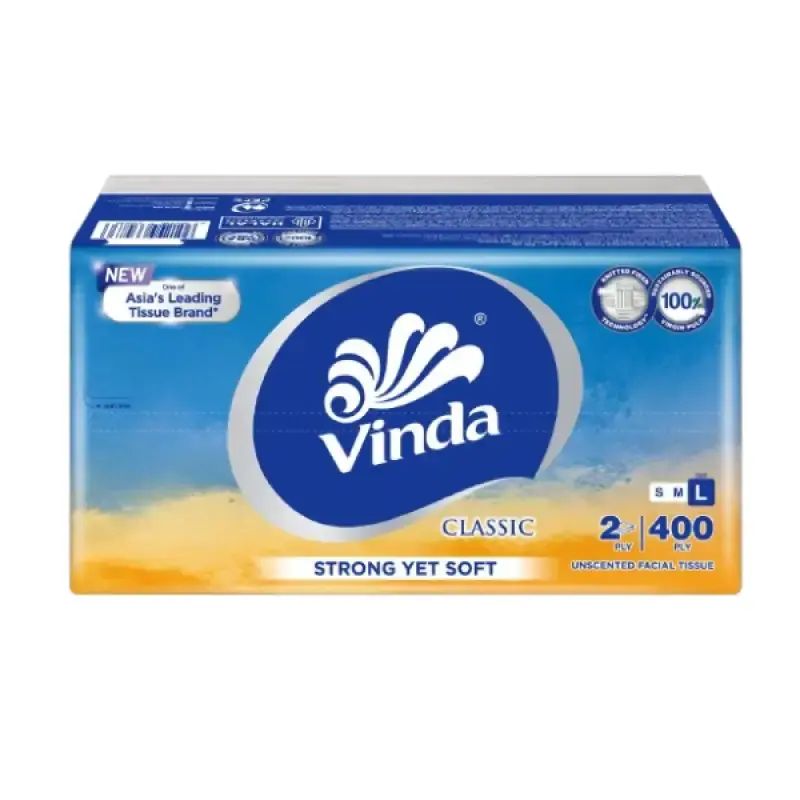 Jual Tissue Facial Vinda Classic 400 Ply 2 Ply Di Seller Mami Tissue ...