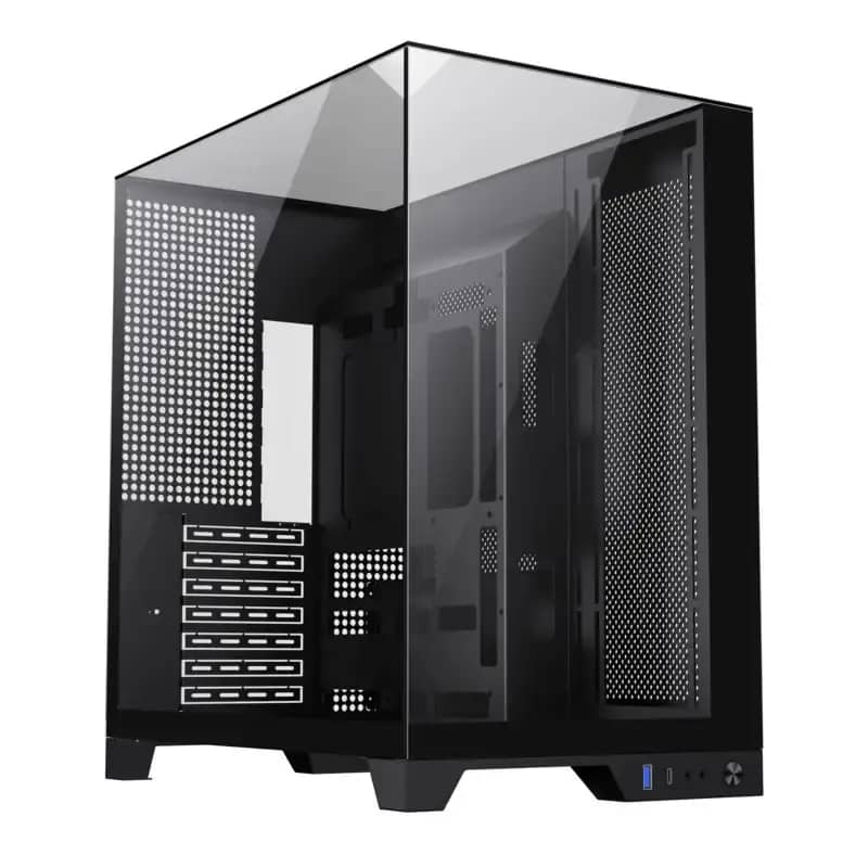 Promo Casing Gamemax Infinity Plus Atx Gaming Pc Case With Panoramic Tempered Glass Led Metal ...
