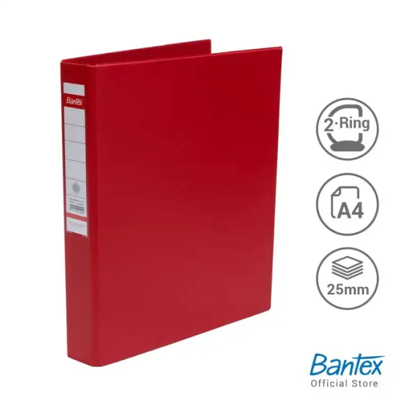 Jual Bantex Ring Binder 2 Ring D 25mm A4 # 8222 ( Pcs ) Promo Sale ...