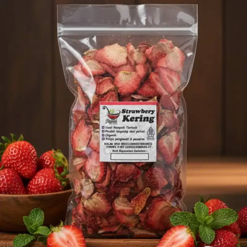 buah raspberry kering