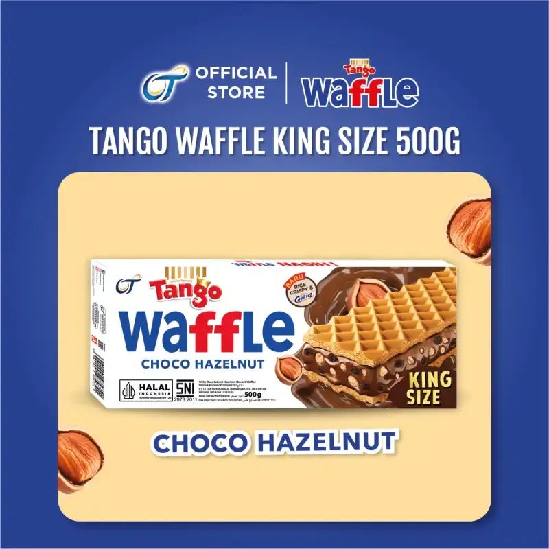 Promo Tango Waffle King Size Cokelat Hazelnut 500 Gram - Isi Banyak ...