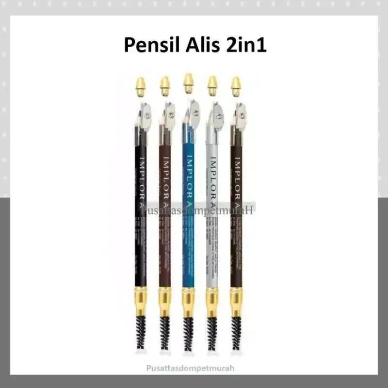 Jual Implora Eyebrow Pencil 2 In1 🏷️ 100% Original, Harga & Kualitas ...