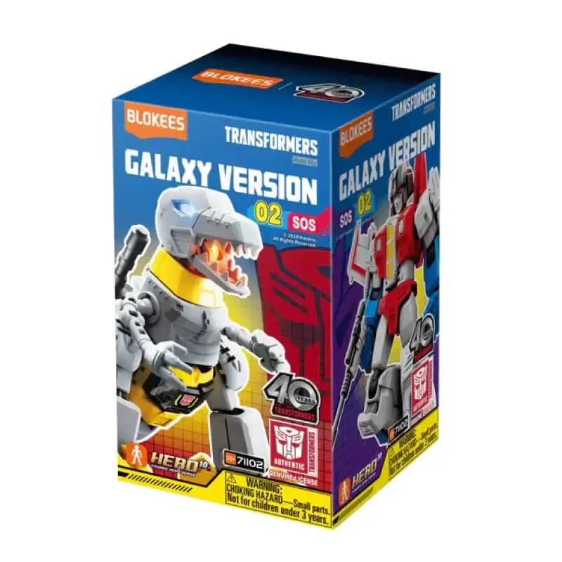 Promo Blokees - ( Transformers Galaxy Version 02 ) Grimlock Robot Ofc ...