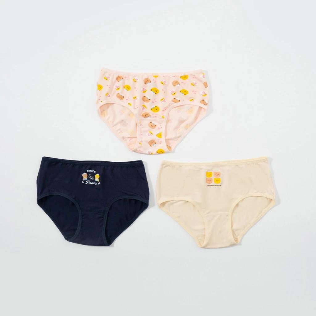 Jual Lil' Hearts Panty Pack Kuma Bear Bakery Mini Y04-001075mix - Mix S ...