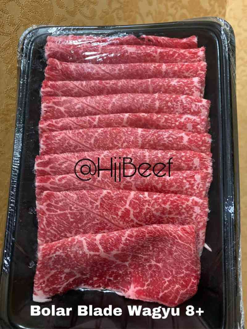 Jual Bolar blade wagyu slice (500gram) di Seller HjjBeef - Gunung ...