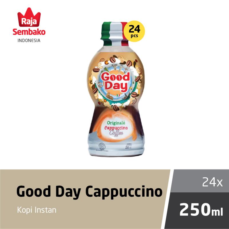 Promo Good Day Originale Cappuccino Coffee Botol 250 ml [1 Karton isi ...