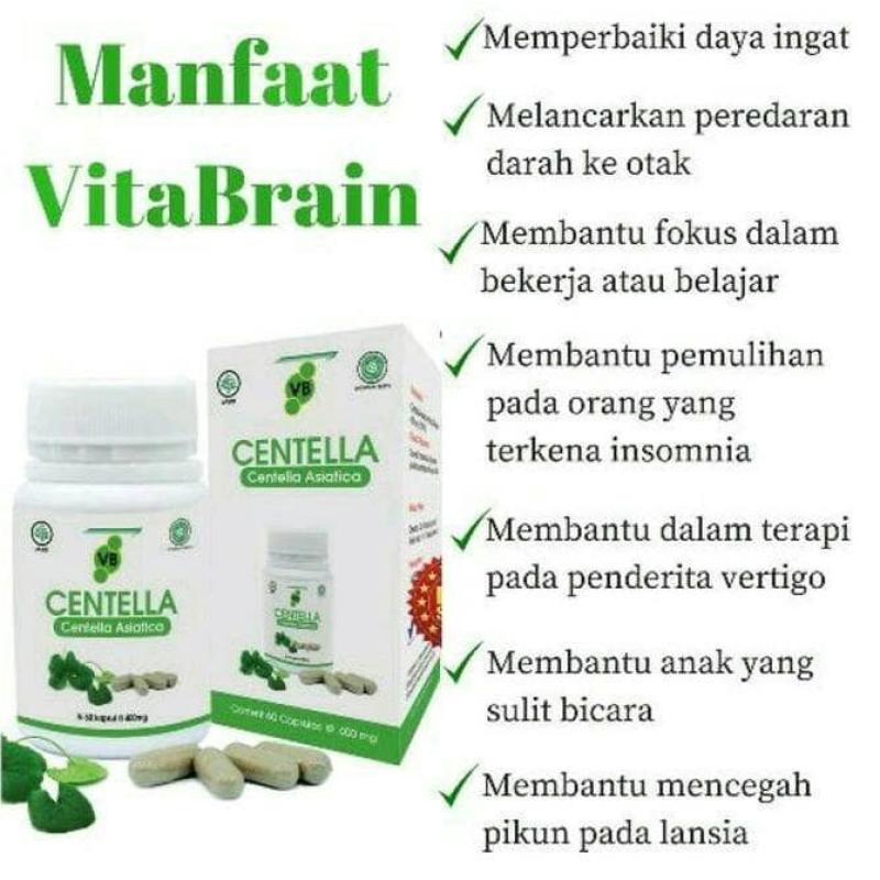 Promo Vitabrain Centella Vitamin Otak Untuk Anak Dan Dewasa Diskon 15% ...