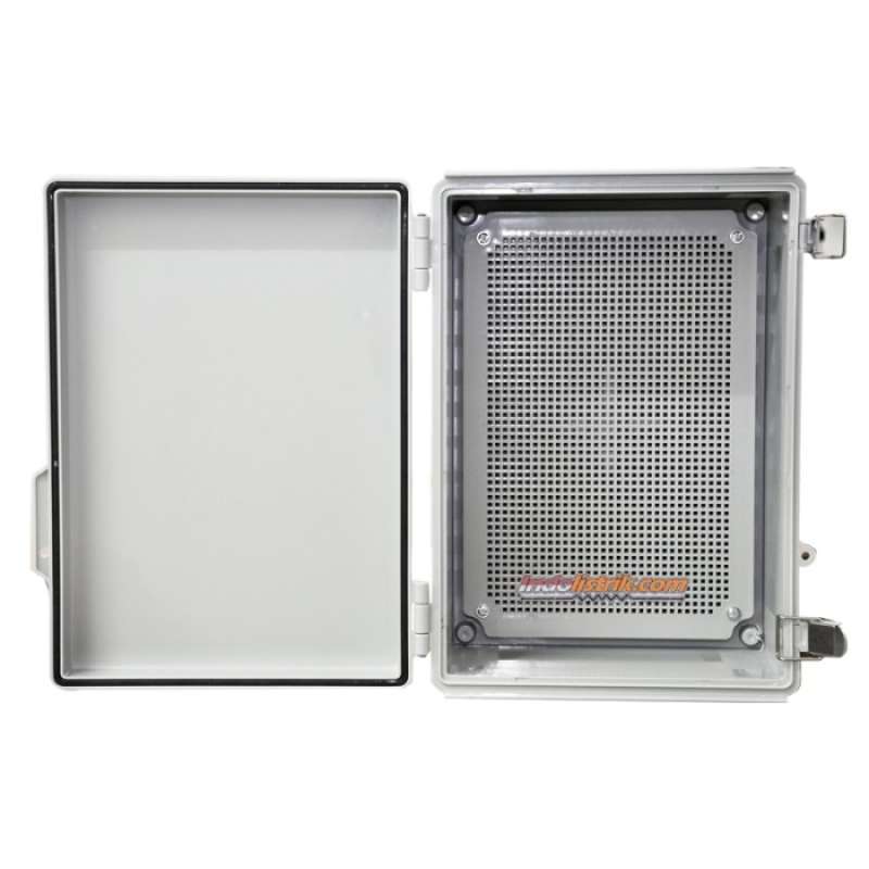 Jual Box Panel Plastik 250x350 x 150 mm ABS Junction + Base Plate ...