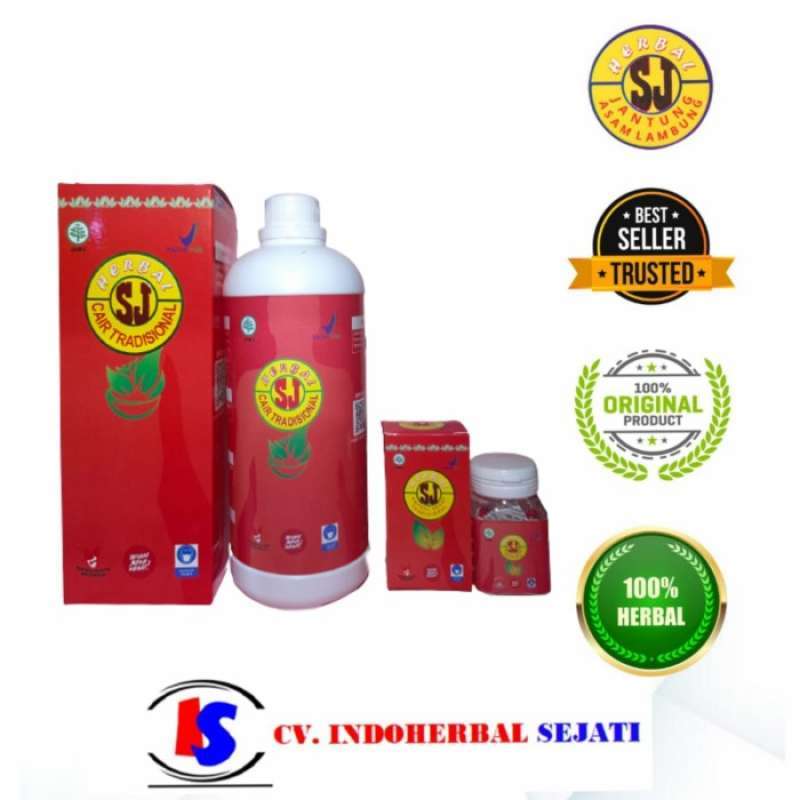 Promo Herbal SJ Asam Lambung Paket Cair dan kapsul isi 50 Diskon 23% di Seller Faziya Store ...