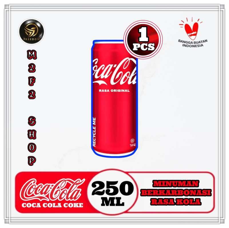 Promo Coca Cola Kaleng | Can - 250 ml (Kemasan Satuan) Diskon 17% di ...