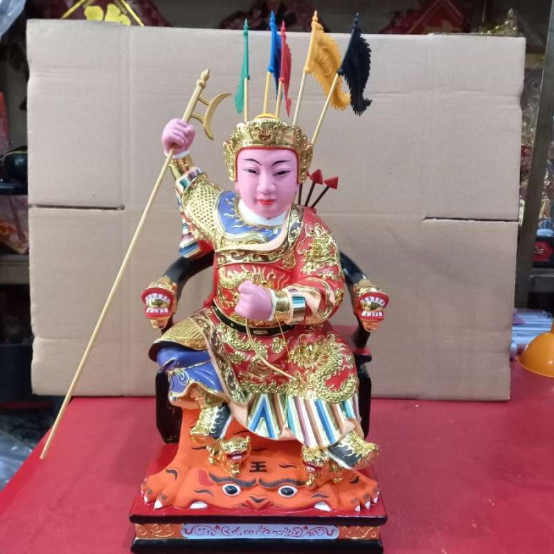 Promo Patung dewa Hun Ong Ya 16 inci full kayu buatan taiwan Diskon 23% ...