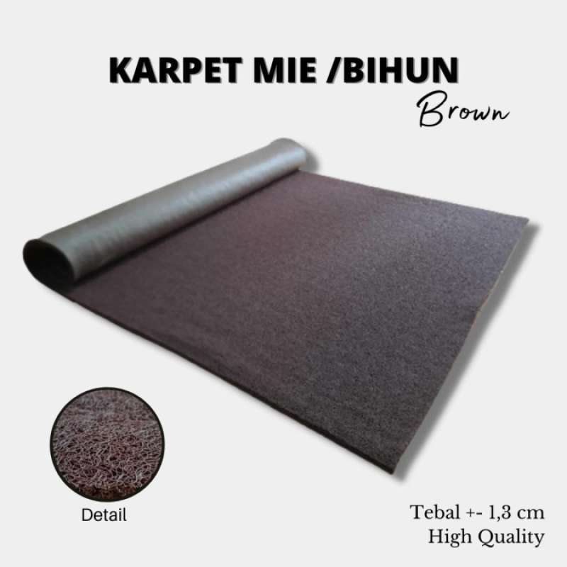 Jual Karpet Pvc Bihun Mie 1x1,2m [meteran] Nomad Keset Mie Brown Di ...
