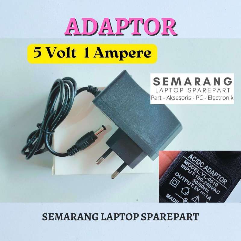Jual ADAPTOR 5V 1A Power 5 Volt 1 Ampere Cas Stb Router Modem Cctv ...
