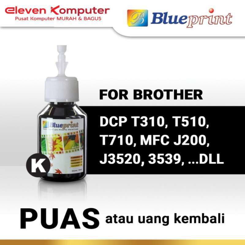 Jual Tinta Brother Blueprint Refill For Printer Brother 100ml 4 Warna ...