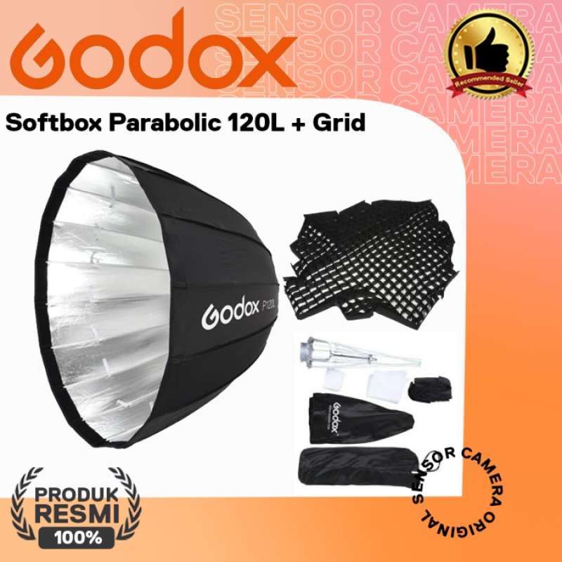 Promo Softbox Parabolic Godox P120L 120Cm With Grid - P 120 L P 120L ...