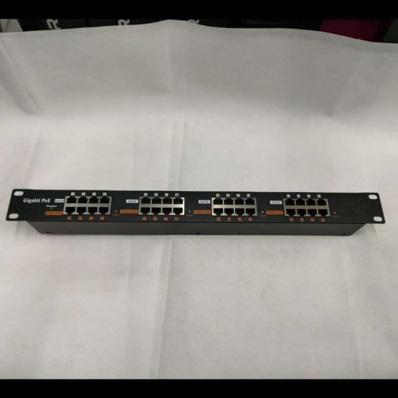Jual POE Injector 16 - 24 Port GIGABIT Power Over Ethernet Poe ...