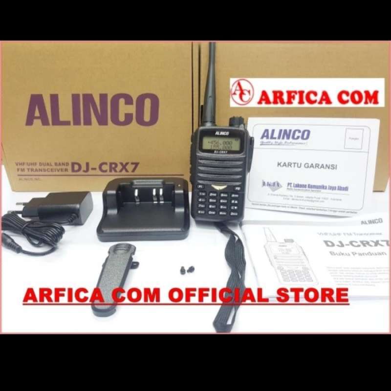 Promo HT Alinco CRX7 / Alinco CRX 7 DualBand Original Garansi Resmi Diskon 9% di Seller ARINSA ...