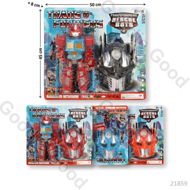 Jual 21859 - Robot Mirip Karakter Optimus Prime + Topeng Transformers ...