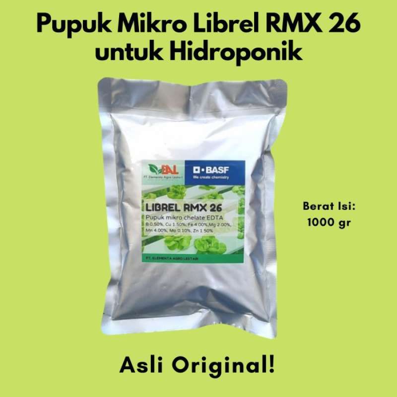 Promo Pupuk Mikro Librel RMX 26 REPACK 1 Kg untuk Tanaman Hidroponik ...
