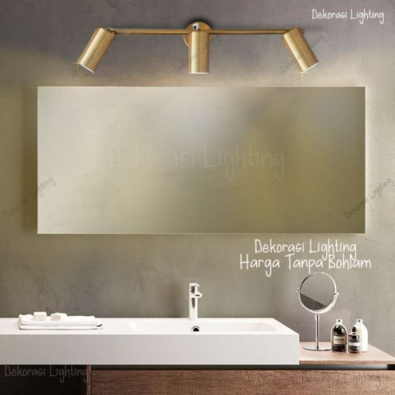 Jual Lampu Dinding Flexible Wastafel Panjang 60cm Gold 3l Spotlight ...