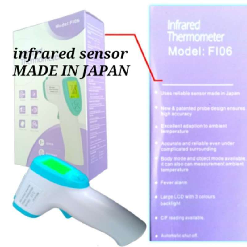 Promo Thermometer infrared gun sensor made in japan. termometer gun ...