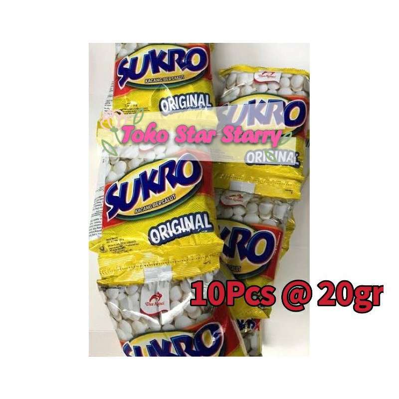 Jual [per Renteng] Kacang Sukro 12 20gr Renceng Isi 10 Pcs Kacang Sukro