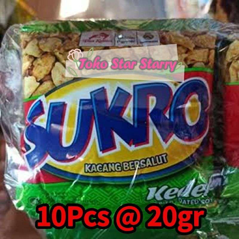 Jual [Per Renteng] Kacang sukro 12-20gr renceng isi 10 pcs kacang Sukro ...
