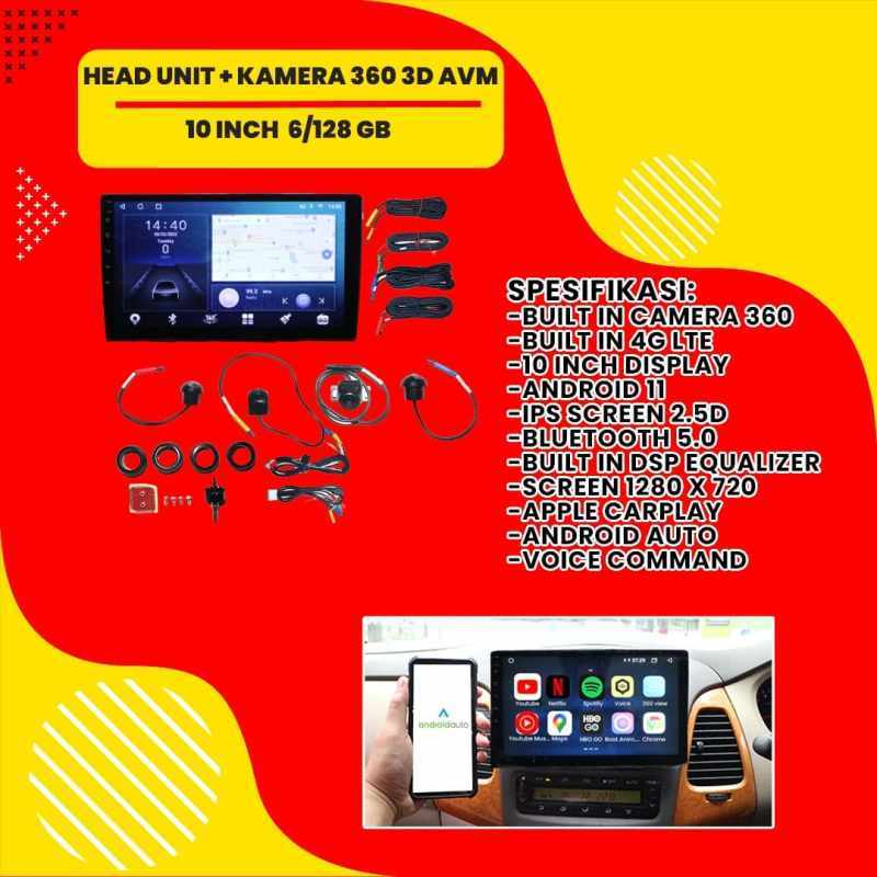 Jual Android Headunit ASM 6/128 10 Inch (Built-in Camera 360) di Seller SHM Shigeru - Baktijaya ...