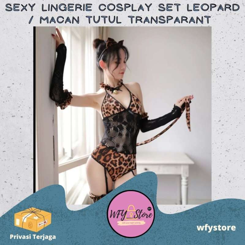 Promo Sexy Lingerie Cosplay Set Leopard / Macan Tutul Transparant Diskon 19% di Seller WFY Store ...