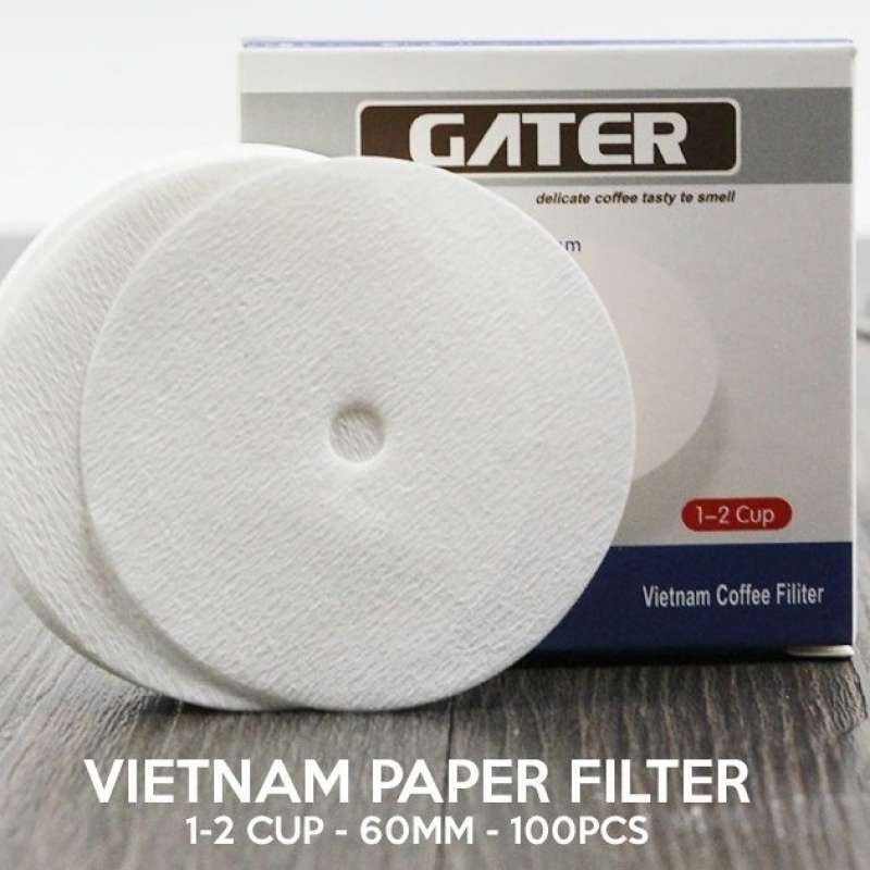 Jual Kertas Filter Vietnam Drip Paper Filter Saringan Kopi Vietnam 60mm ...