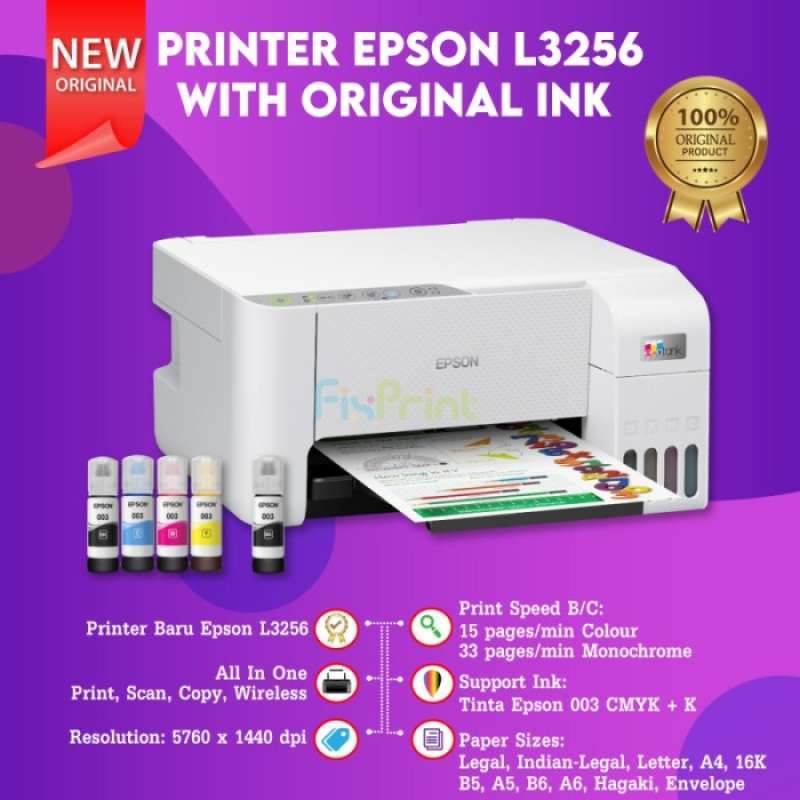 Jual Epson L3210 / L3250 / L121 / L1210 / L3216 / L3256 / L1216 Printer ...