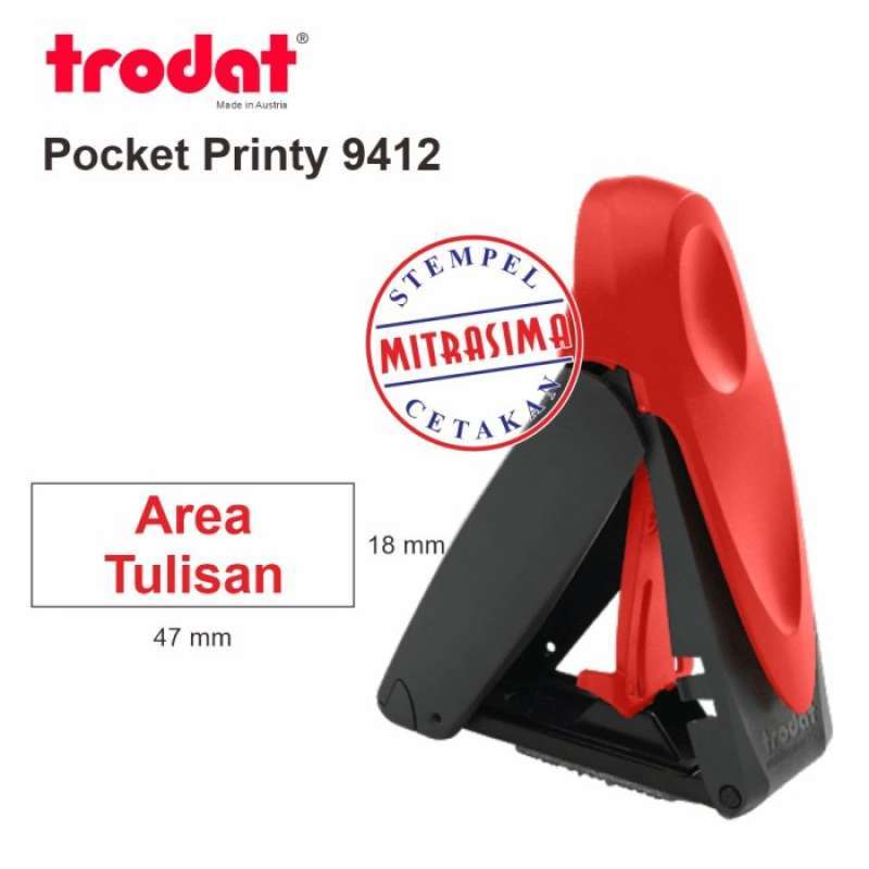 Jual Stempel Trodat 9412 ( Model Mobile Printy ) - Dengan Tulisan di Seller Mitrasima Stempel ...