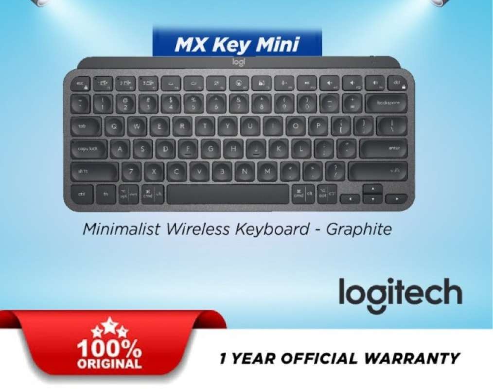 Promo Keyboard Logitech Mx Keys Mini Wireless Illuminated Keyboard Mini ...