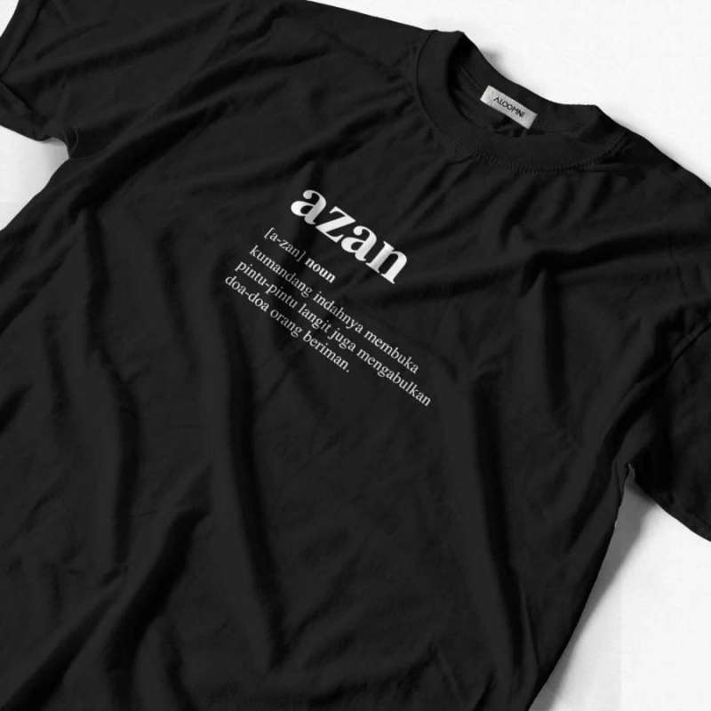 Jual Kaos Azan Definition - Makna Azan | Aloomni.id Di Seller Aloomni ...