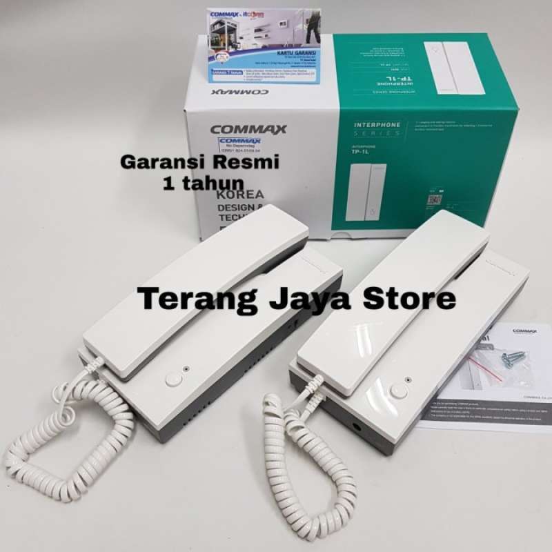 Promo Interphone Commax Tp-1L (2 Unit) Intercom Commax Tp-1L Diskon 20% ...