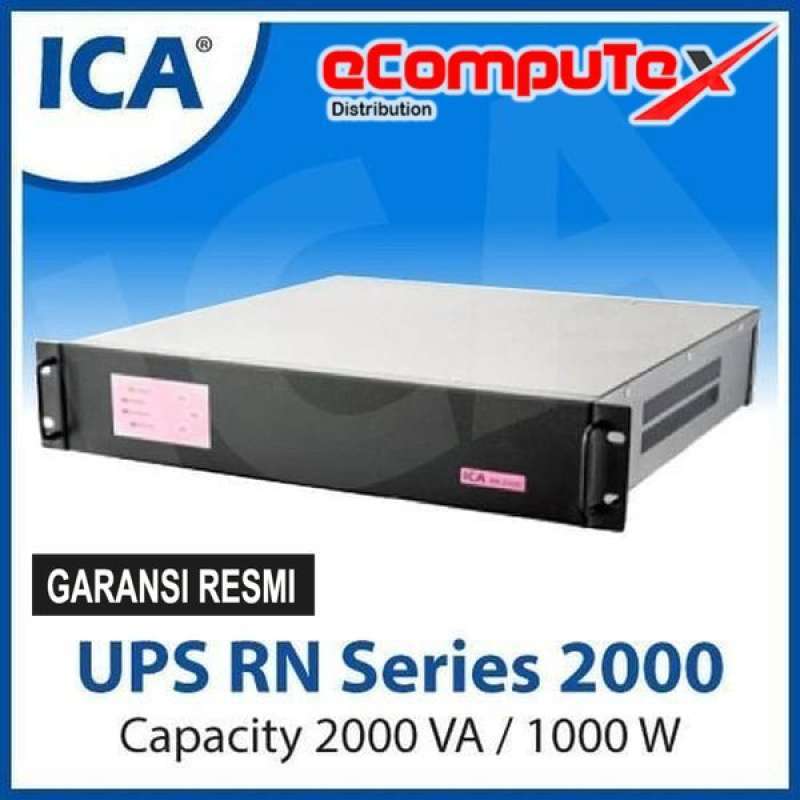 Jual UPS ICA RN-2000 RN2000 2000VA / 1000 WATT ONLINE RACKMOUNT UPS ...