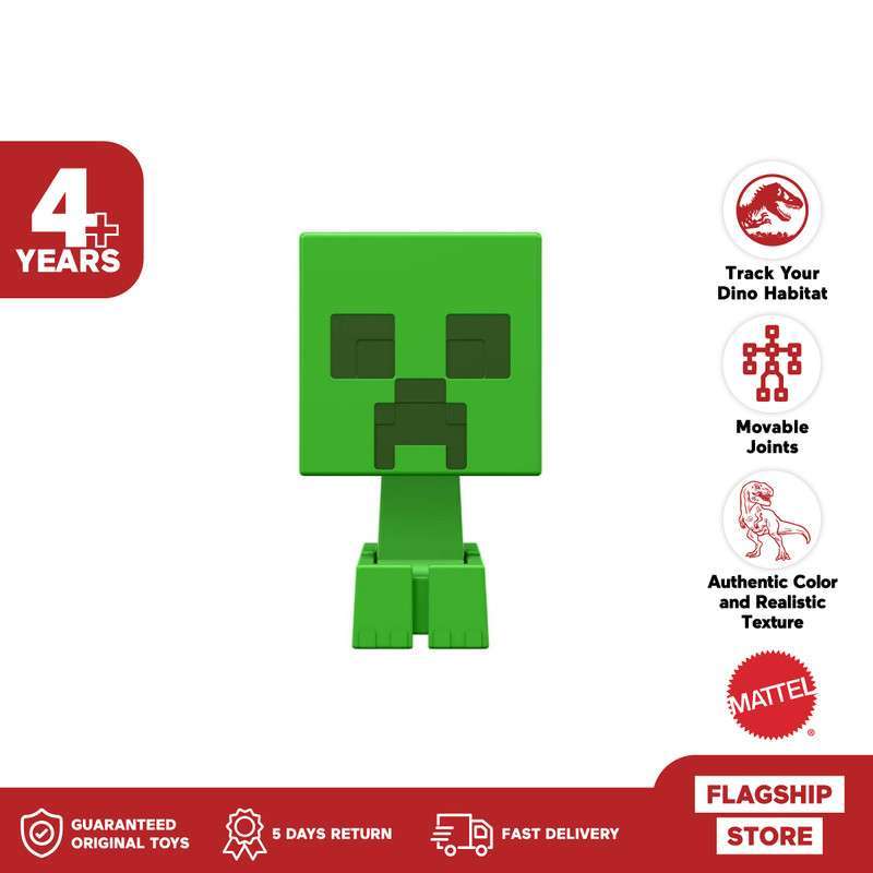 Jual Minecraft Mob Mini Head Creeper - Mainan Action Figure Di Seller ...