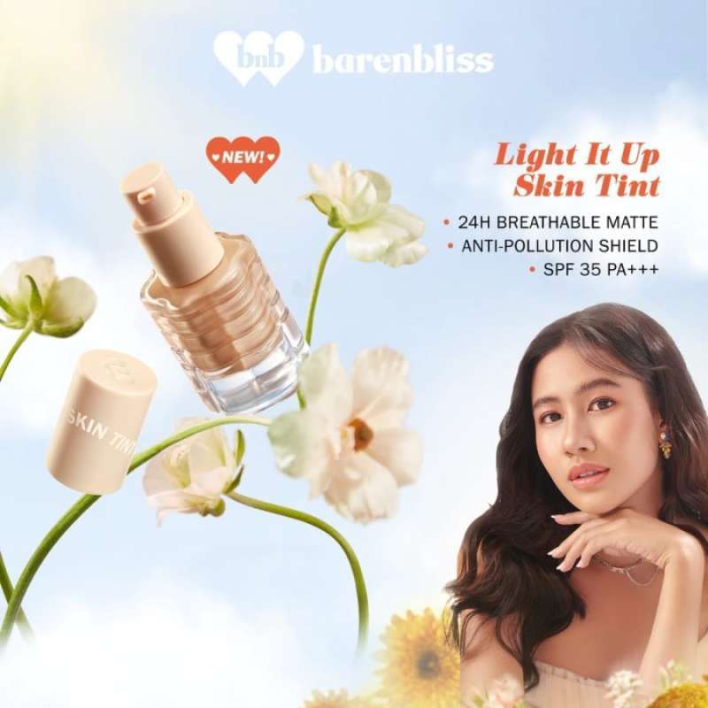 Promo New Product! Bnb Barenbliss Korean Lht It Up Skin Tint Foundation ...