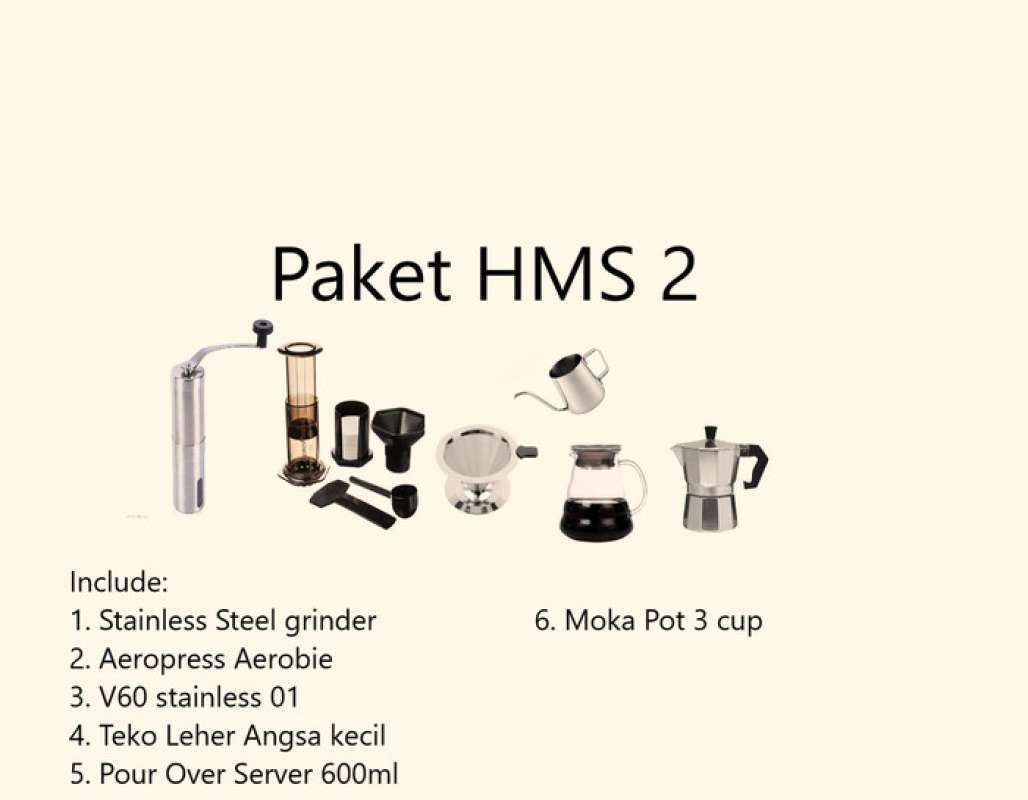 Jual Aeropress,v60 .coffee Maker. Paket Alat Kopi Lengkap Hms 2. Di Seller Yayoi Store - Kebon ...