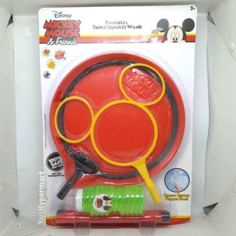 Promo Original Mickey Mouse Froobles Triple Bubbles Wand Diskon 23% di ...