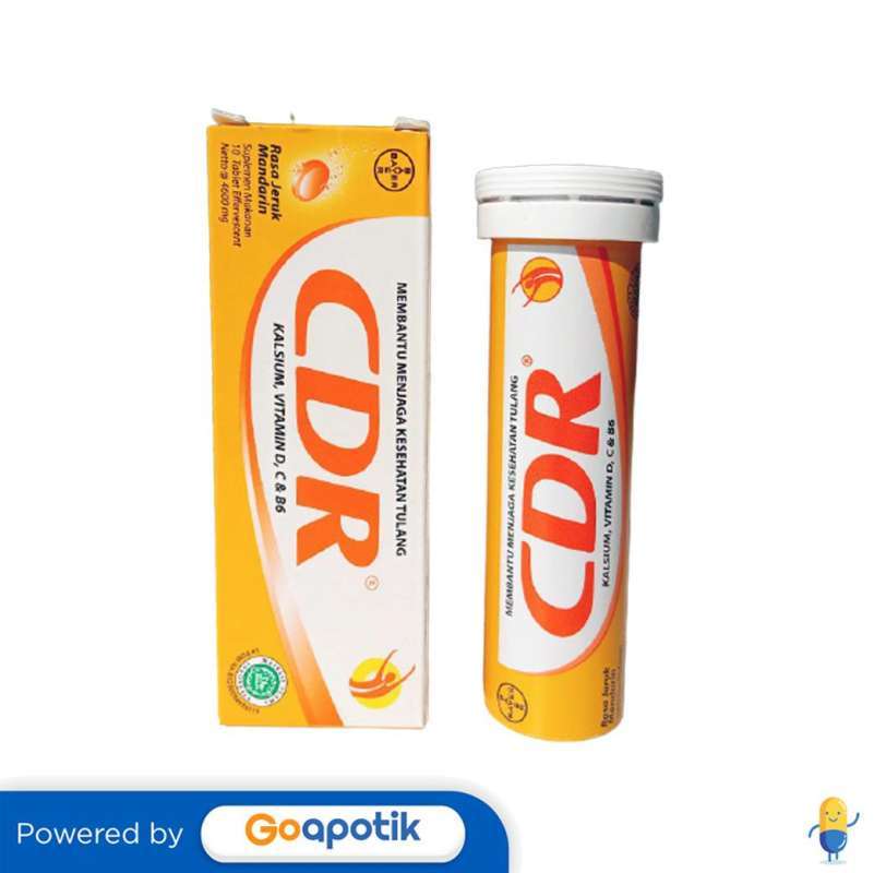 Jual CDR RASA JERUK MANDARIN TUBE 10 TABLET di Seller Apotek Medbox ...